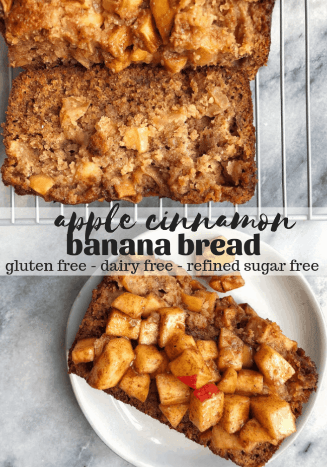 Healthy Apple Cinnamon Bread - Erin Lives Whole