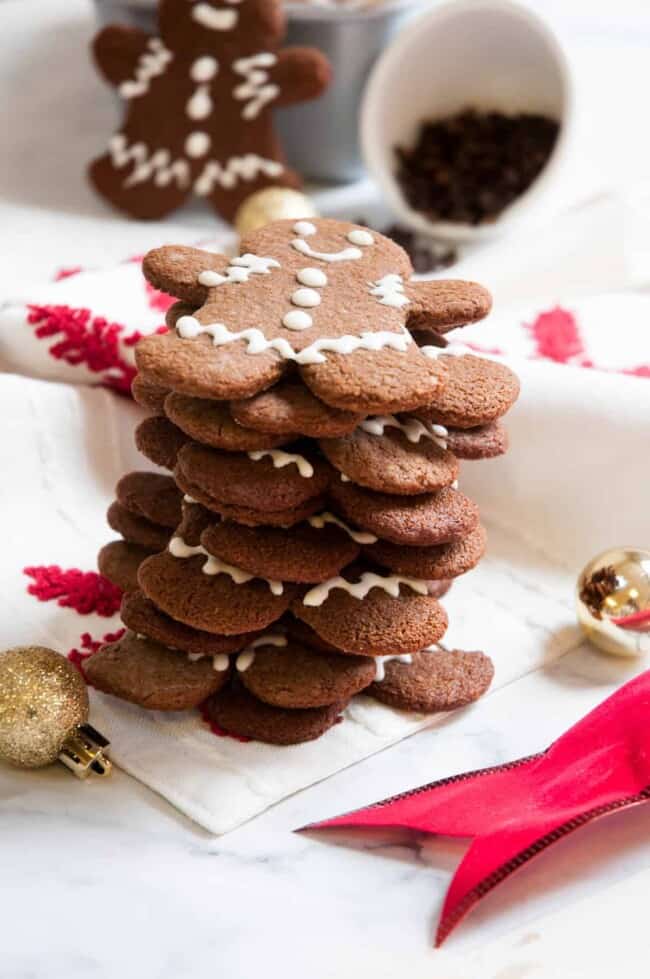 Healthy Gingerbread Men (Gluten-Free) - Erin Lives Whole