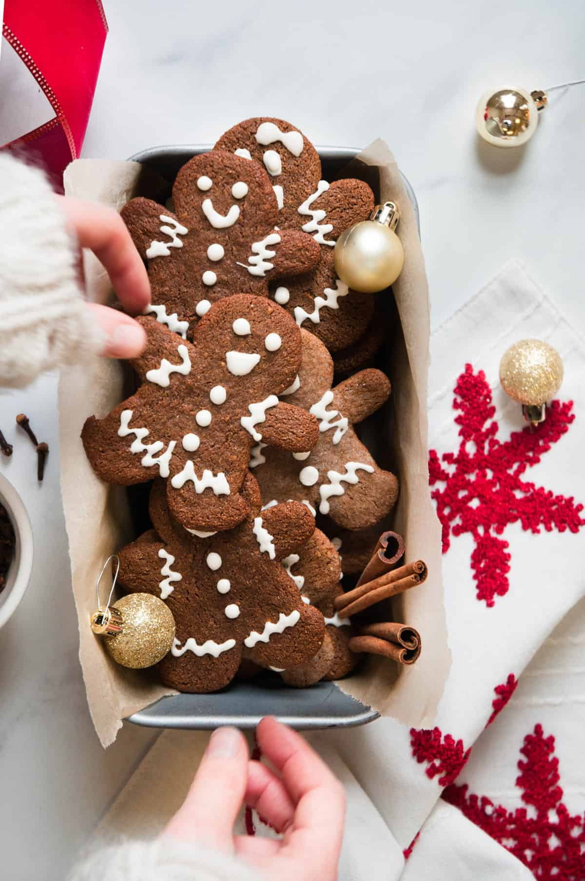 Healthy Gingerbread Men (Gluten-Free) - Erin Lives Whole