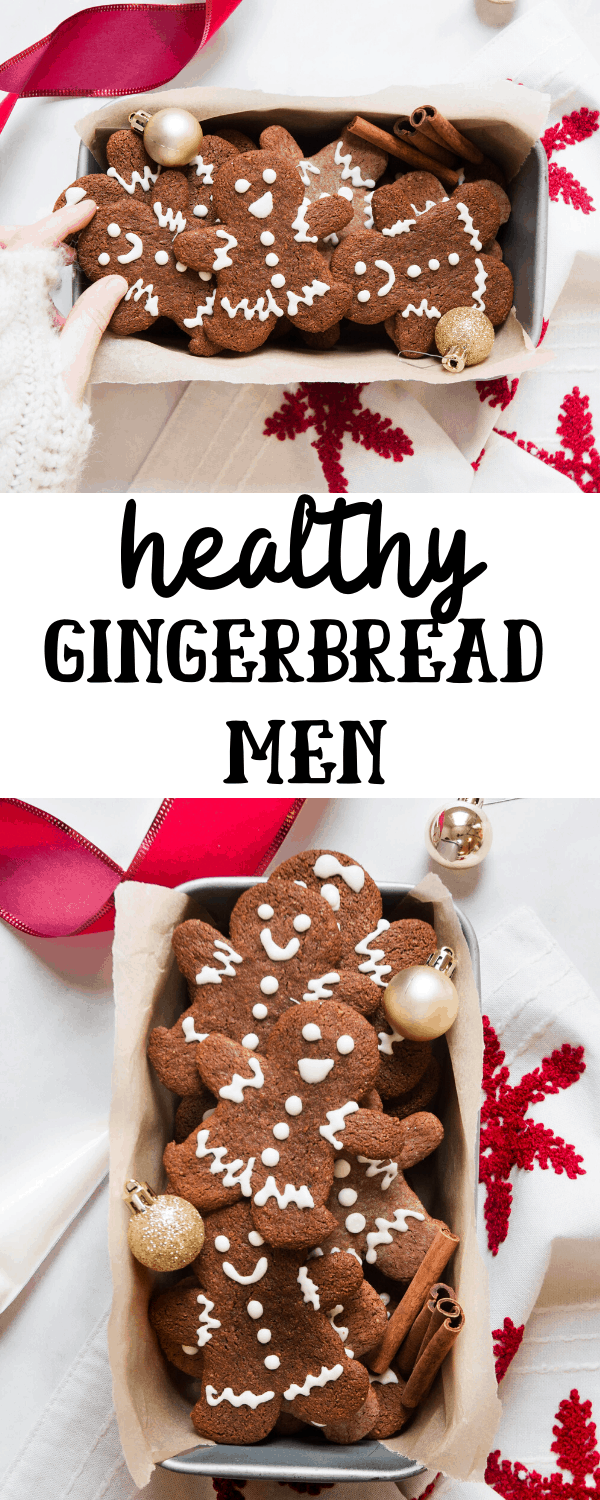 Healthy Gingerbread Men (Gluten-Free) - Erin Lives Whole