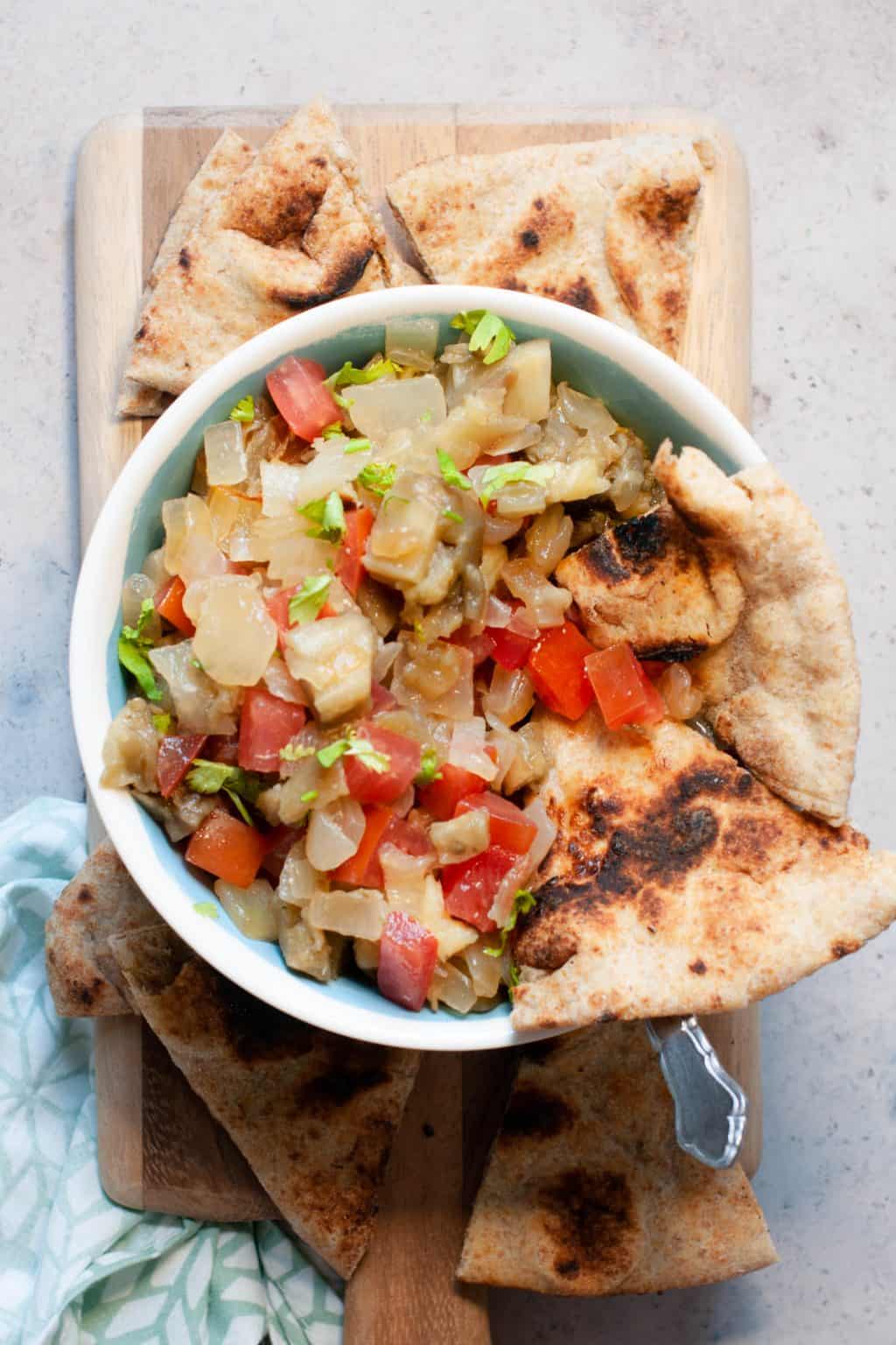 Eggplant Caviar Dip - Erin Lives Whole