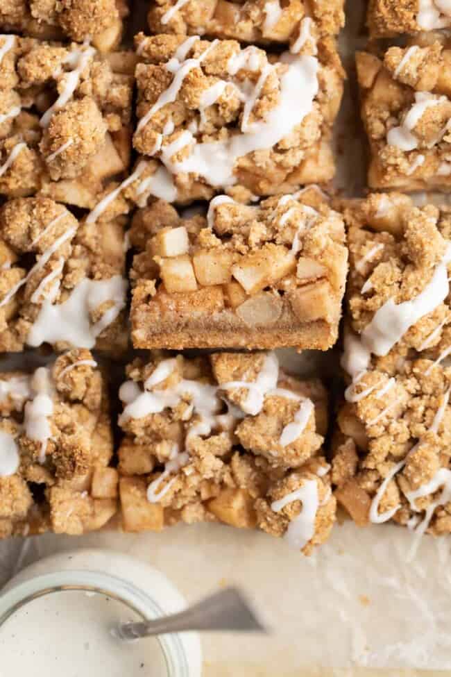 Healthy Apple Pie Bars - Erin Lives Whole