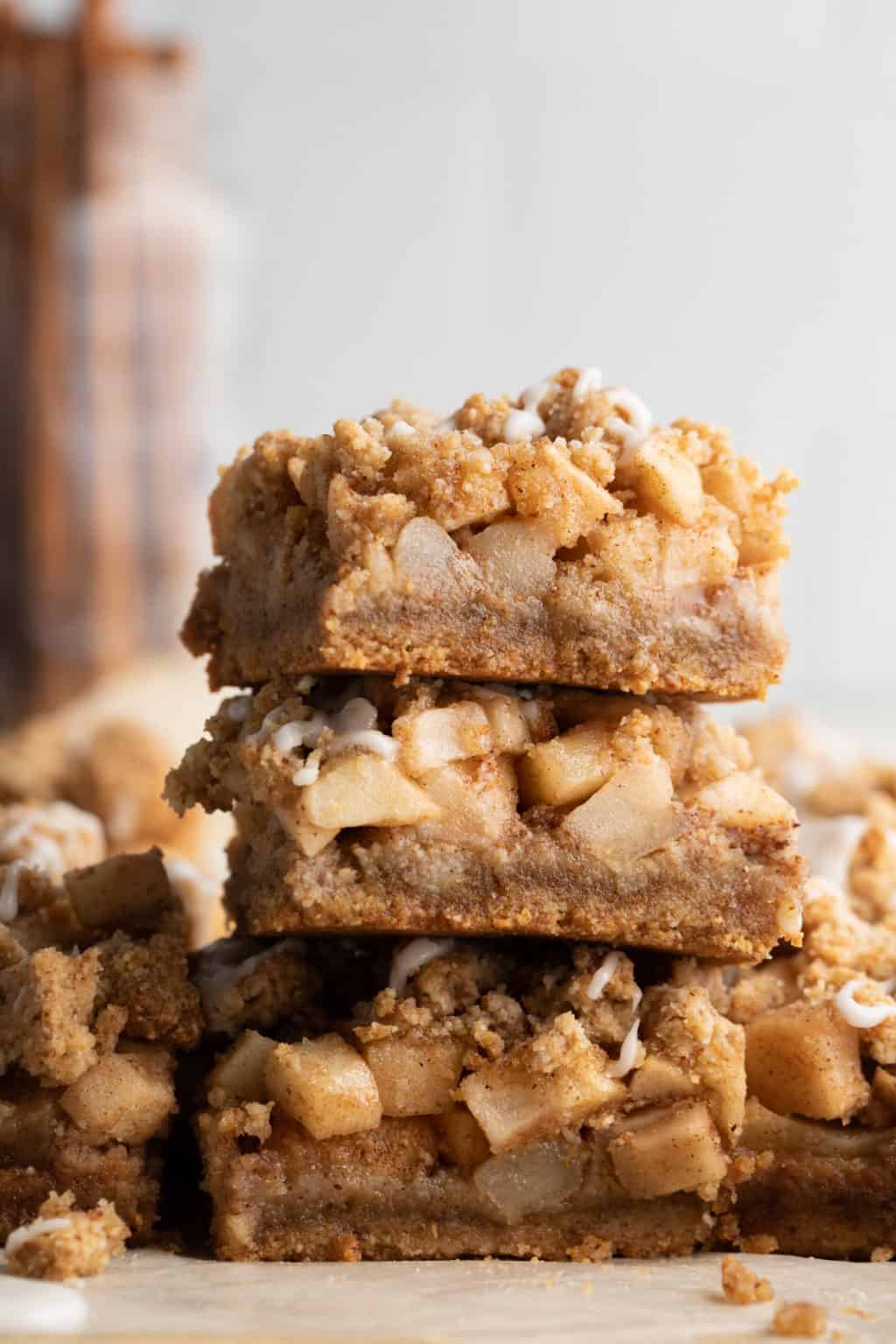 Healthy Apple Pie Bars - Erin Lives Whole