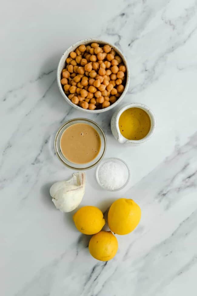 Lemon Garlic Hummus - Erin Lives Whole