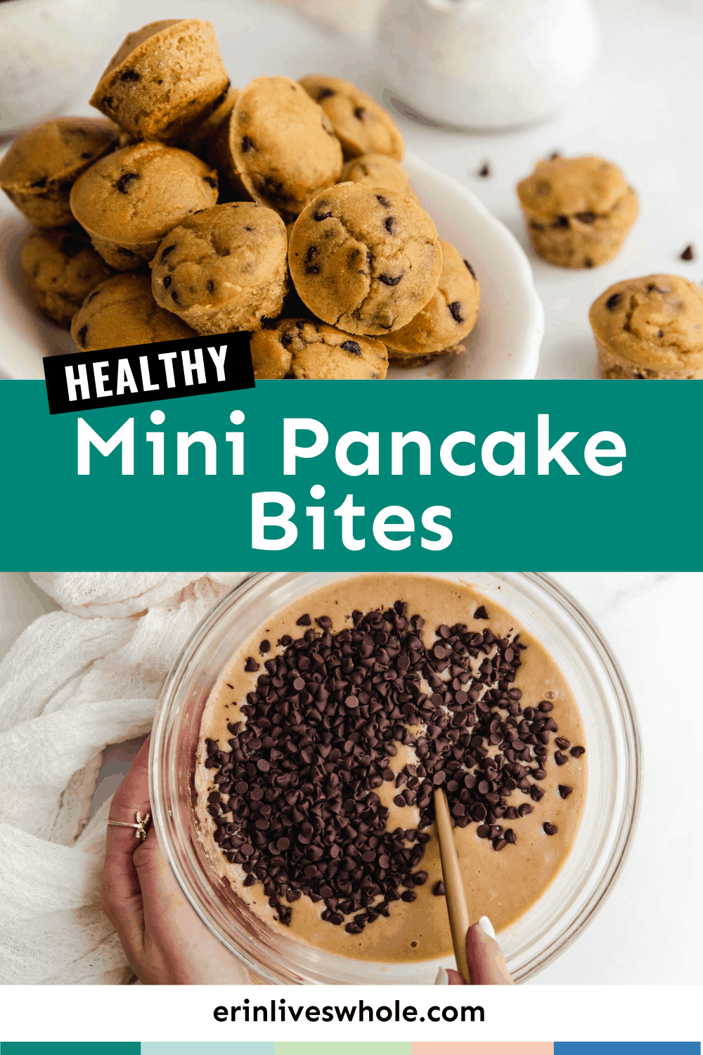 Healthy Mini Pancake Bites - Erin Lives Whole