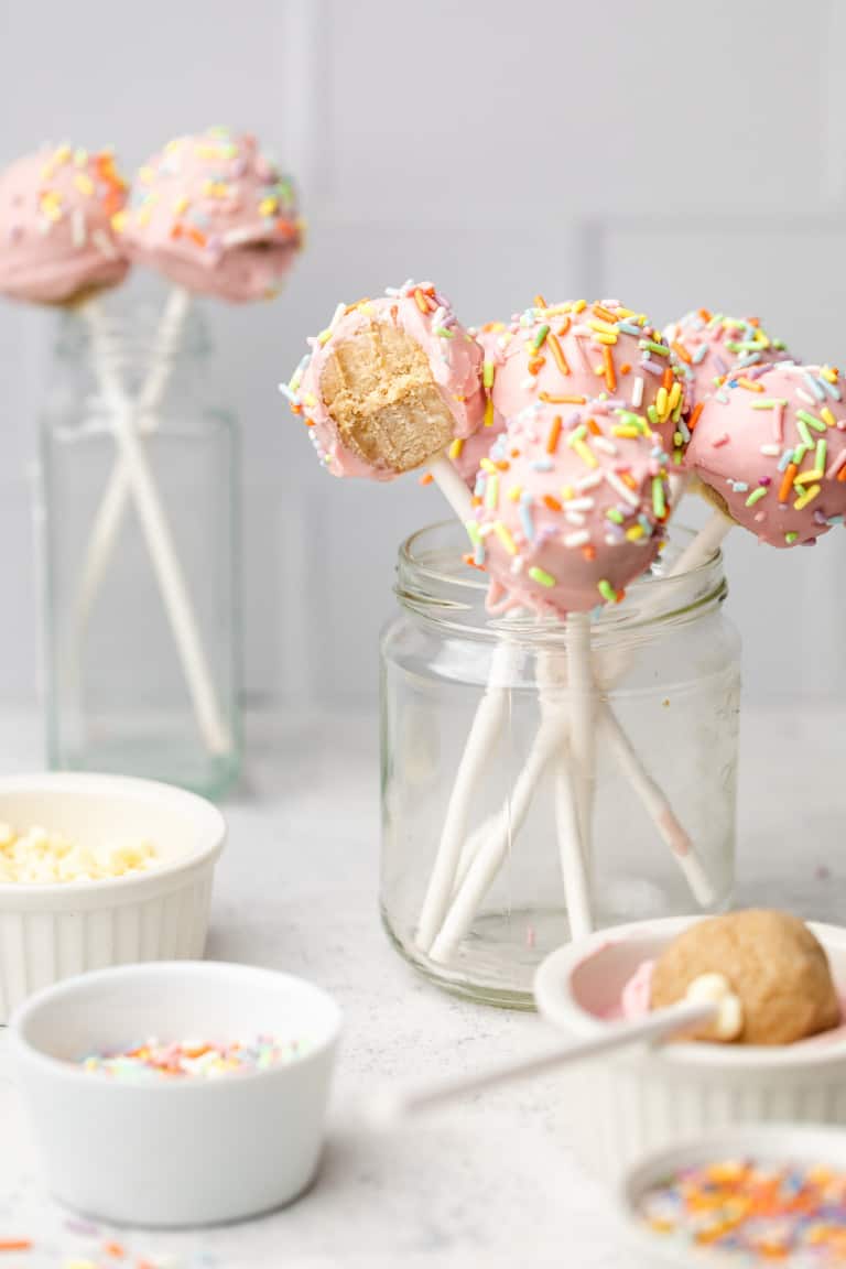 Healthy Cake Pops (Gluten Free) - Erin Lives Whole