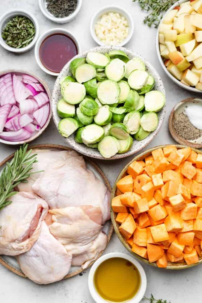 Fall One-Pan Chicken And Veggies - Erin Lives Whole