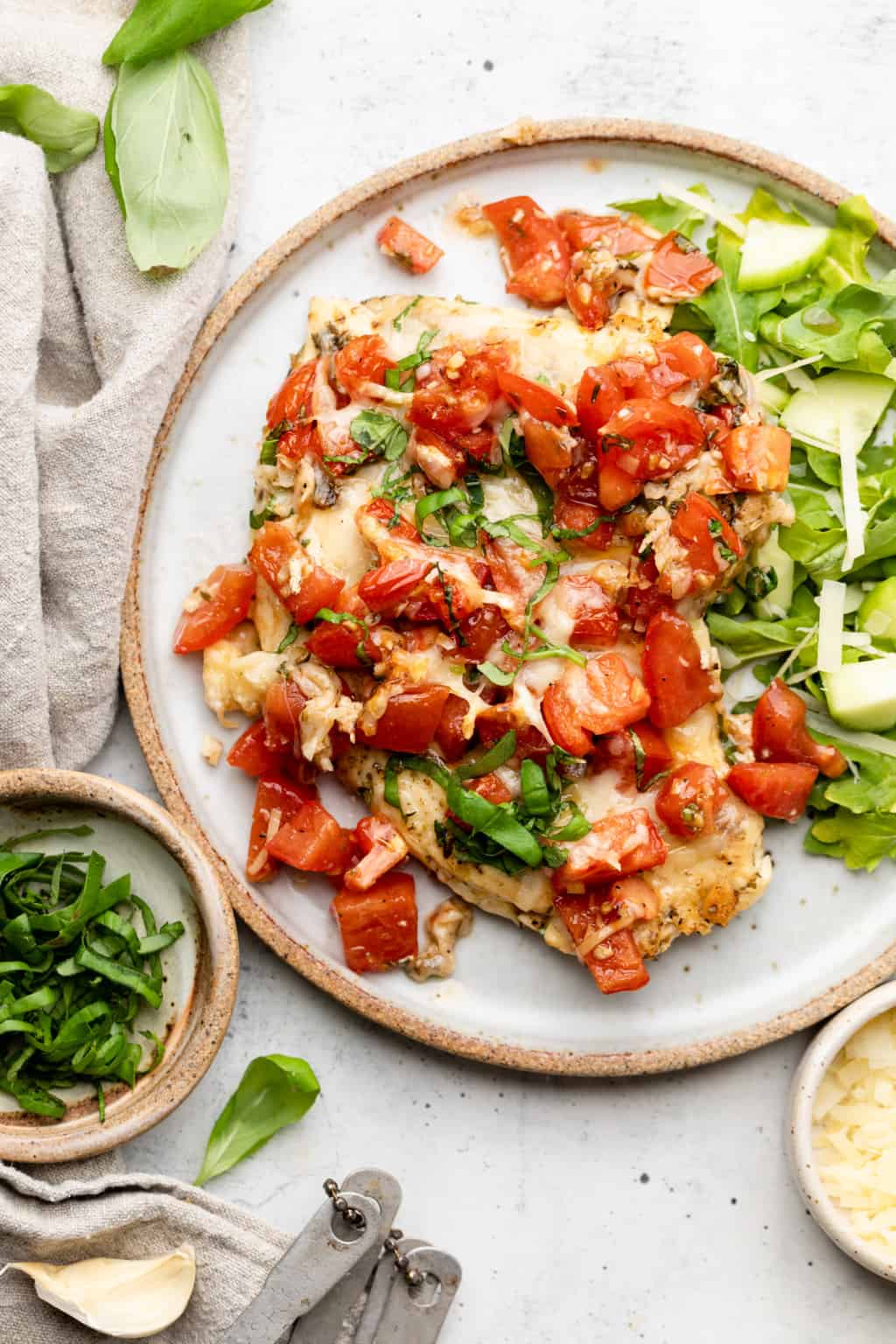 Easy Bruschetta Chicken Recipe - Erin Lives Whole