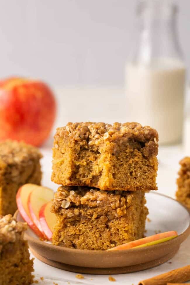 Apple Crumble Cake Recipe - Erin Lives Whole