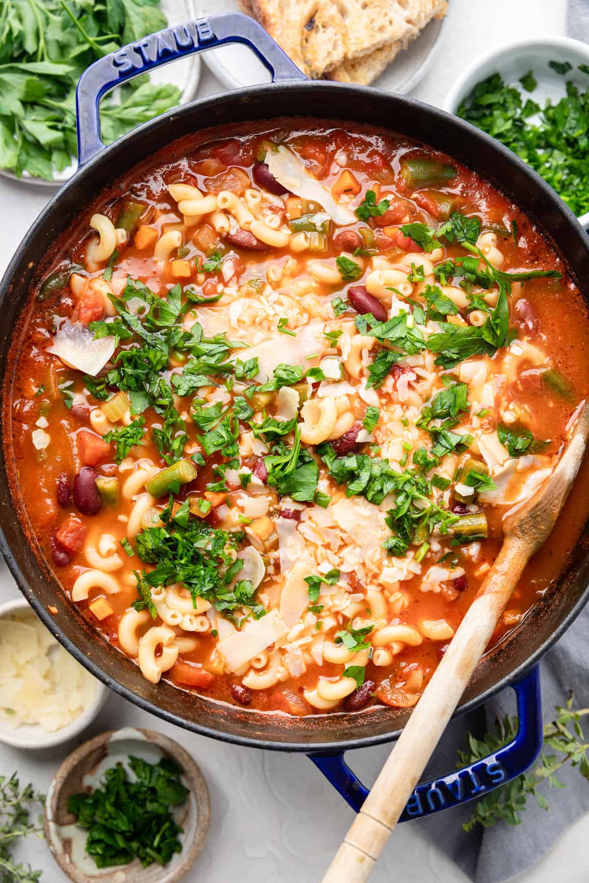 Best Minestrone Soup Recipe - Erin Lives Whole