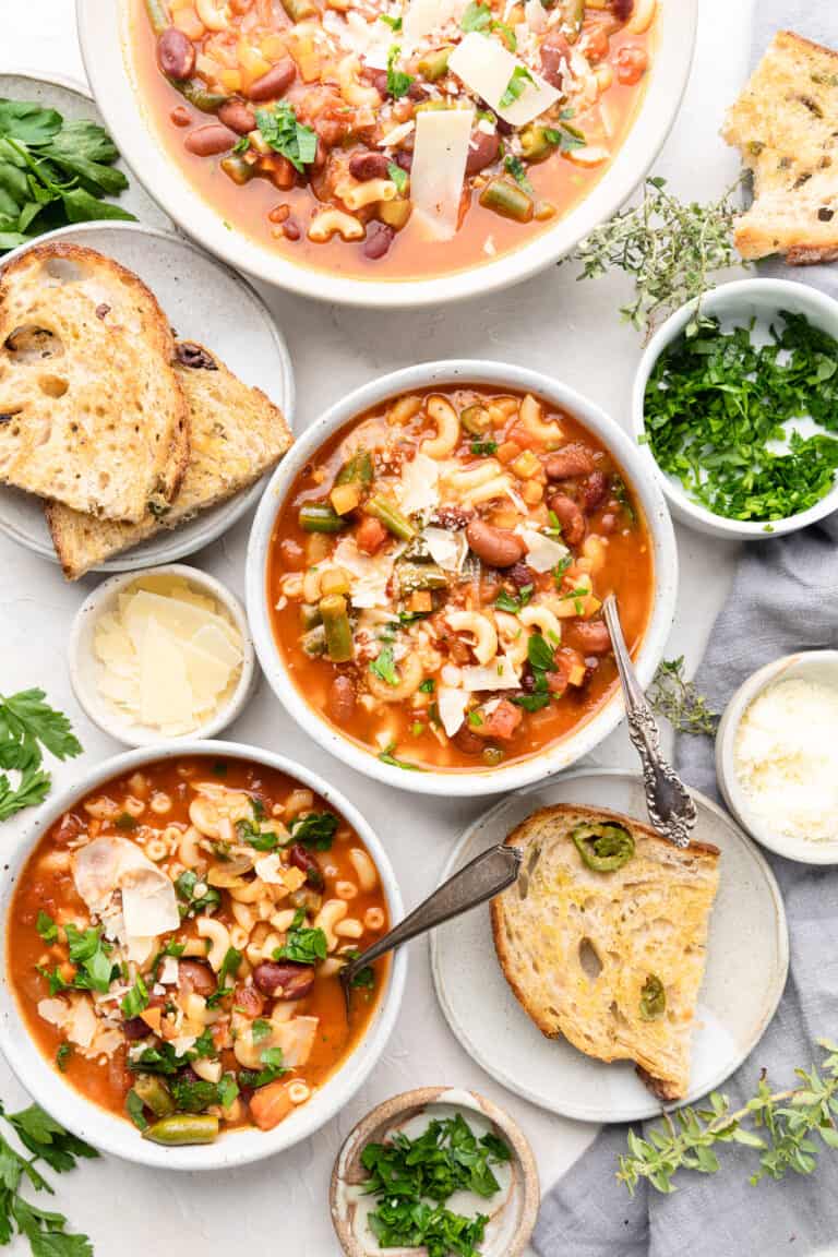 Best Minestrone Soup Recipe - Erin Lives Whole