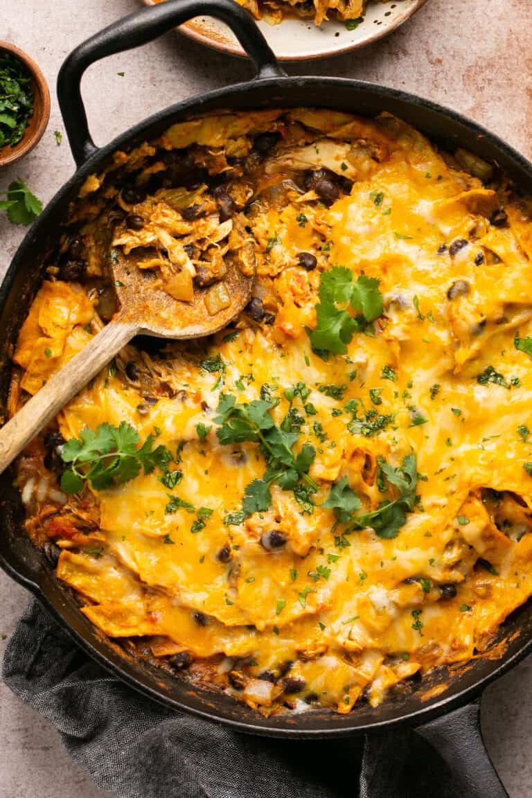 Chicken Enchilada Skillet - Erin Lives Whole