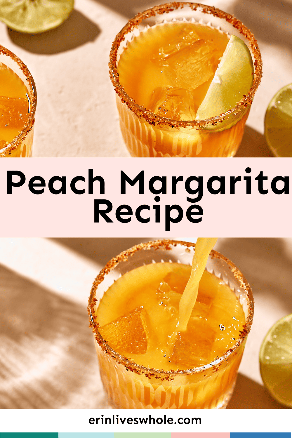 Peach Margarita Recipe - Erin Lives Whole