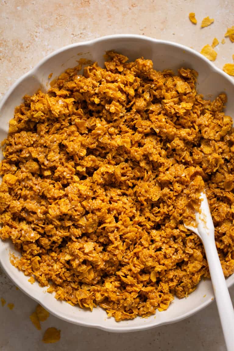 Peanut Butter Cornflake Bars - Erin Lives Whole