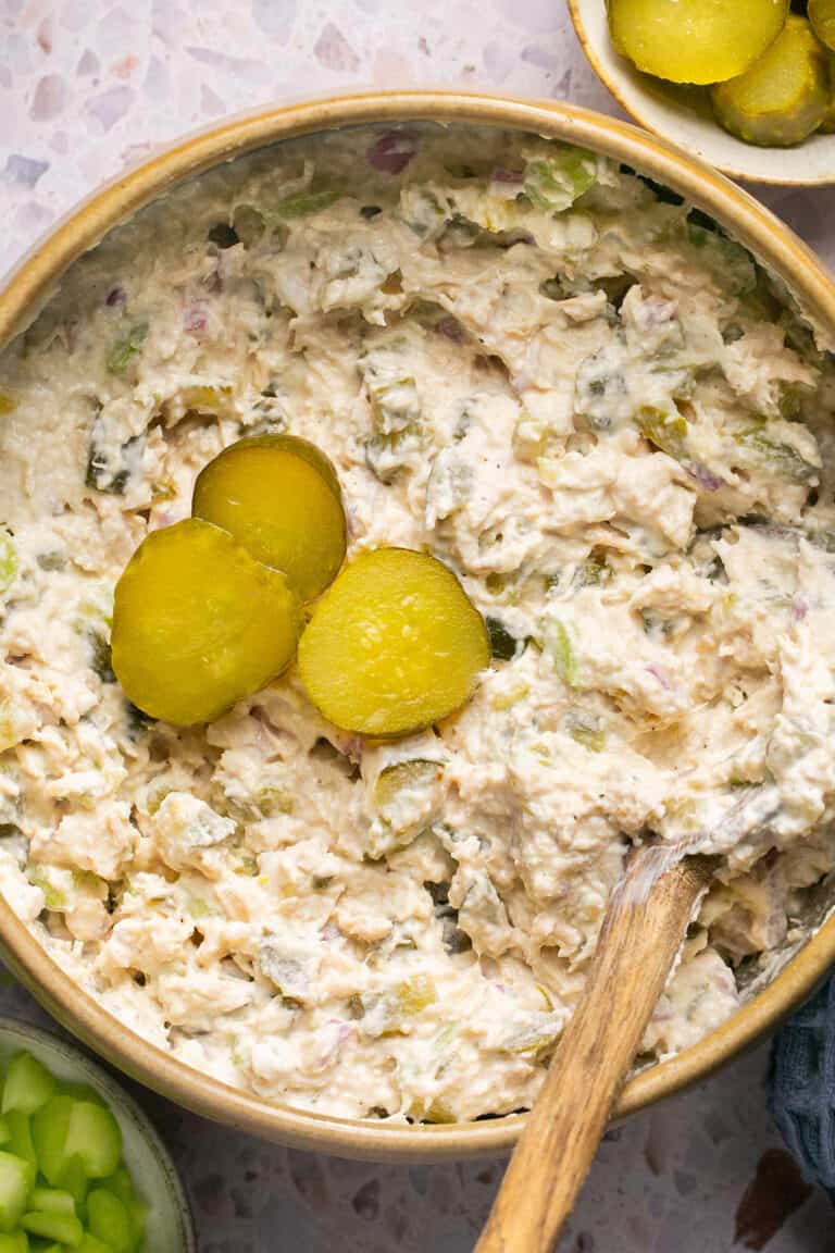 Dill Pickle Chicken Salad - Erin Lives Whole