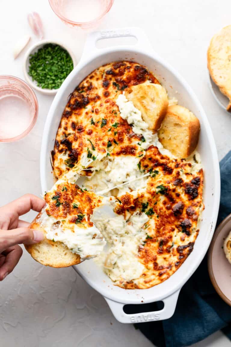 Garlic Bread Dip - Erin Lives Whole
