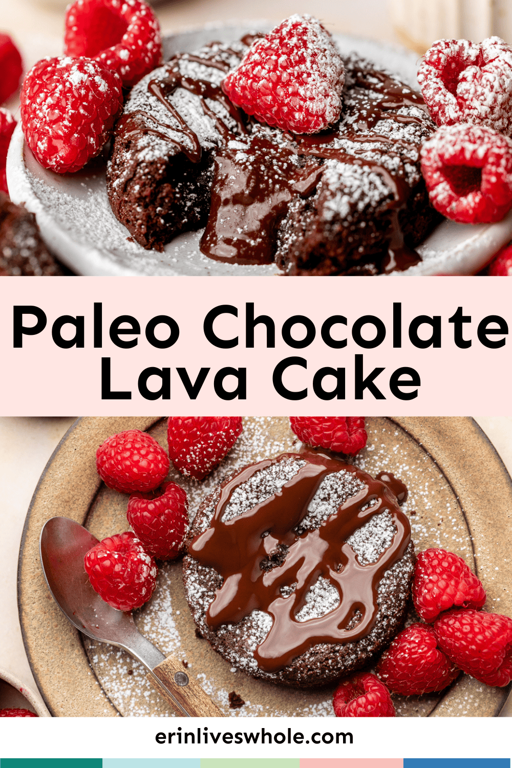 Healthy Chocolate Lava Cake Recipe - Erin Lives Whole