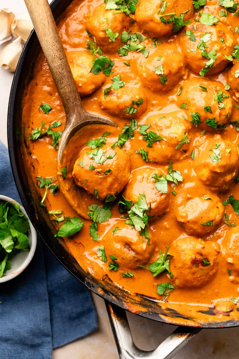 Butter Chicken Meatballs - Erin Lives Whole