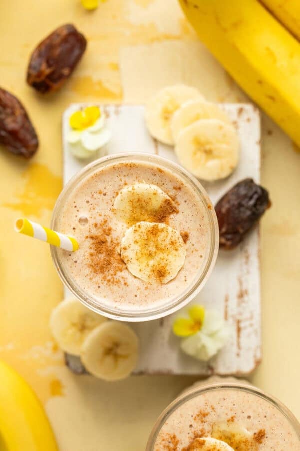 Banana Date Smoothie - Erin Lives Whole