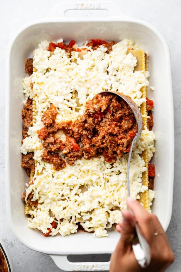 Cottage Cheese Lasagna - Erin Lives Whole