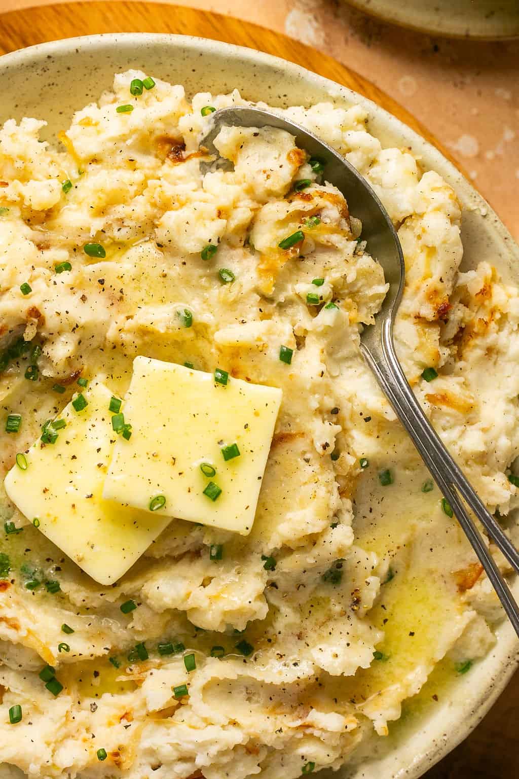Caramelized Onion Mashed Potatoes - Erin Lives Whole