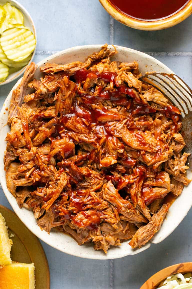 Crockpot BBQ Pulled Pork - Erin Lives Whole