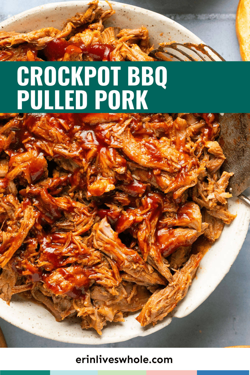 Crockpot BBQ Pulled Pork - Erin Lives Whole